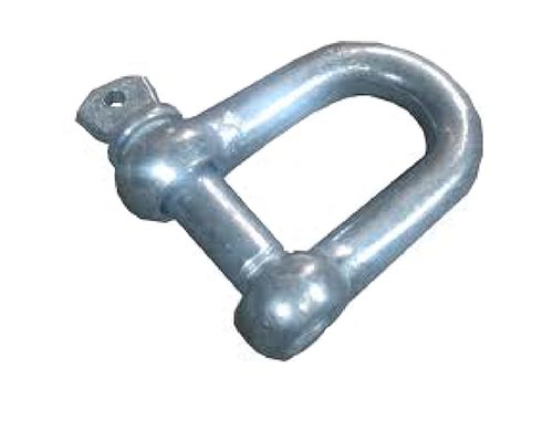 GALVANISED D SHACKLES - UNION CHANDLERY