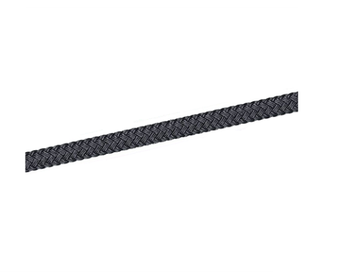6MM BLACK 16 PLAIT POLYESTER ROPE - UNION CHANDLERY