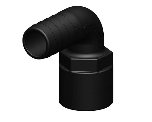 TRU DESIGN 90° BEND HOSETAIL FEMALE THREAD